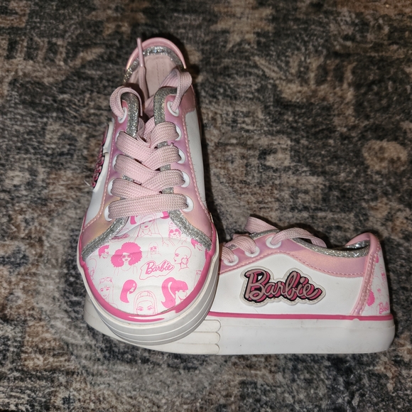Barbie | Shoes | Barbie Pink And White Sneakers | Poshmark